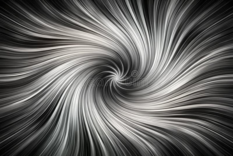 Black and White Vortex Texture with Speed Effect Stock Illustration ...