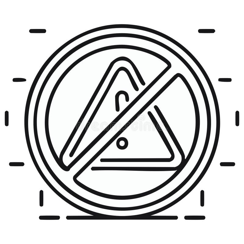 Forbidden Sign Icon Black White Stock Illustrations – 24,409 Forbidden ...