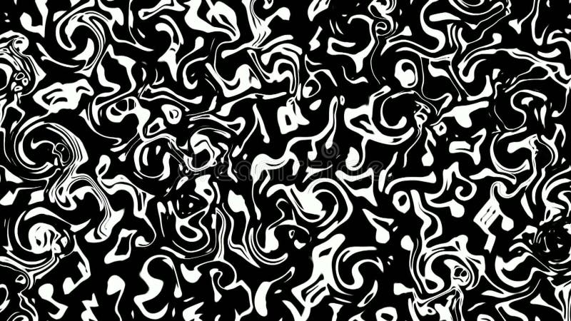 Black and White Warping Musical Notes - Animation Stock Footage - Video ...
