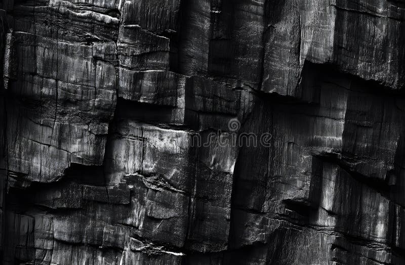 Black-and-white, Wavy Rock Patterns Stock Illustration - Illustration ...