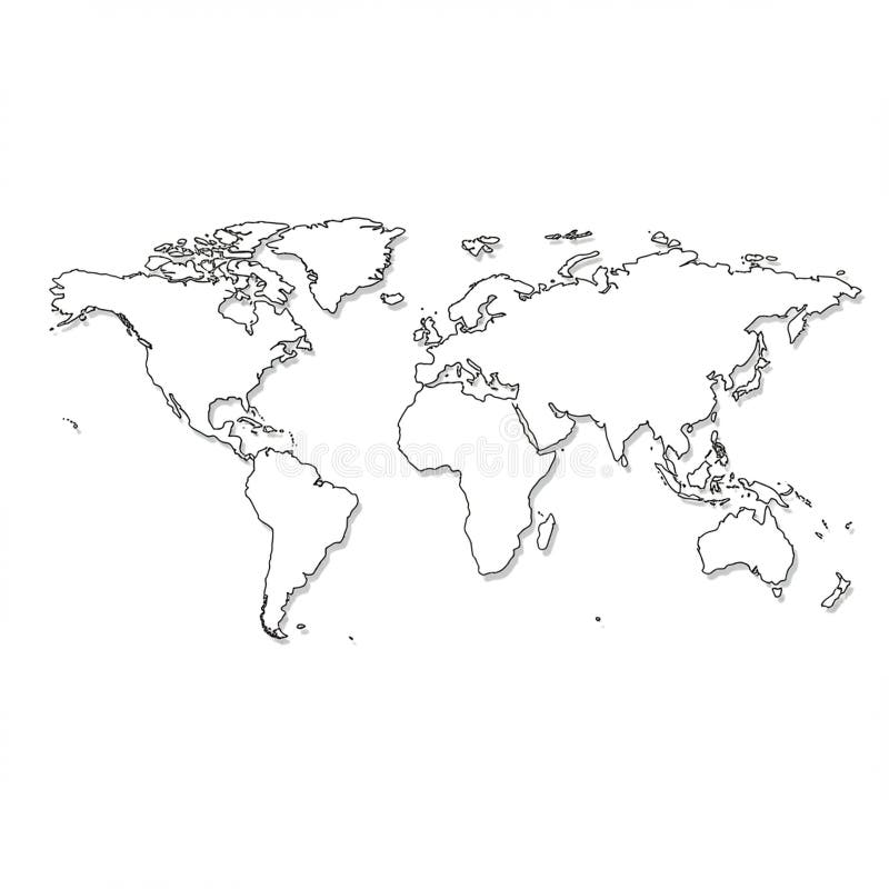 Detailed Continental Borders Stock Illustrations – 724 Detailed ...