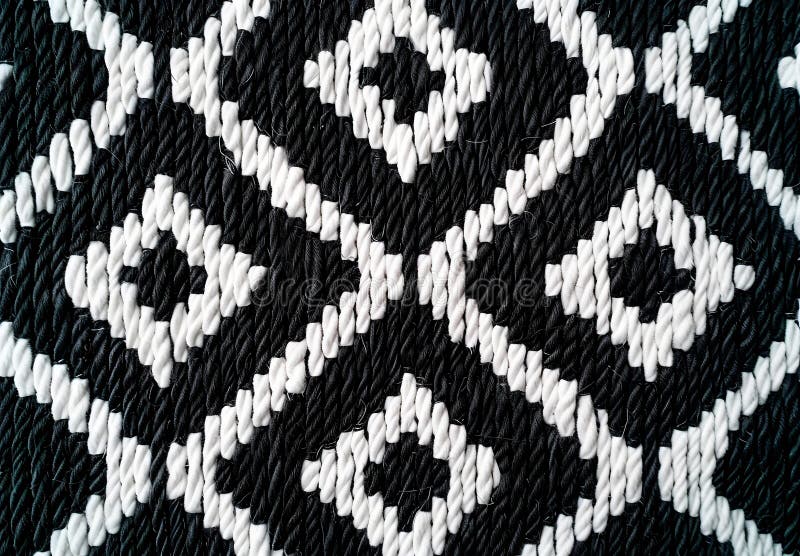 Black and White Woven Fabric Texture with Diamond Pattern Stock ...