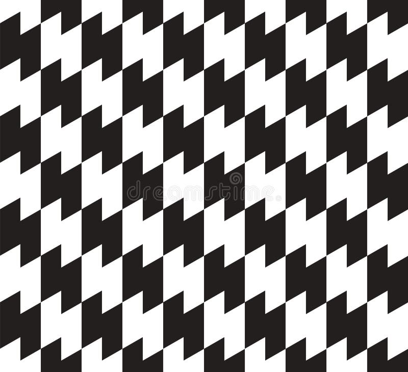 Black And White Zig Zag Vector Seamless Pattern Stock Vector Image 35172120