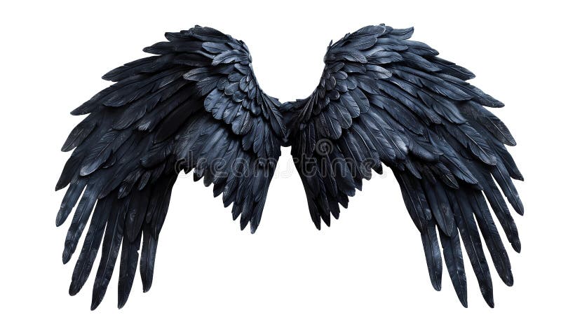Black angel wings stock photo. Illustration of flying - 317093154