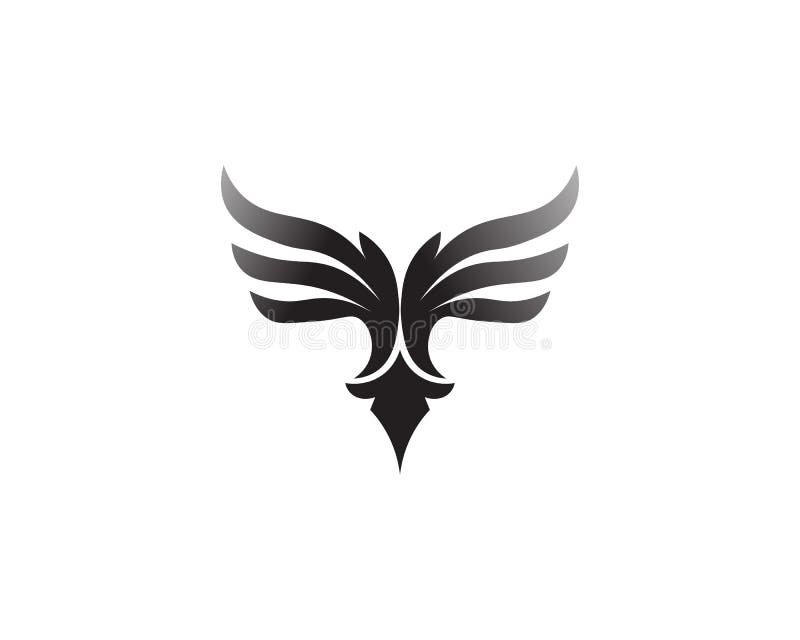 Black Wing Logo Symbol for a Professional Designer Stock Vector ...
