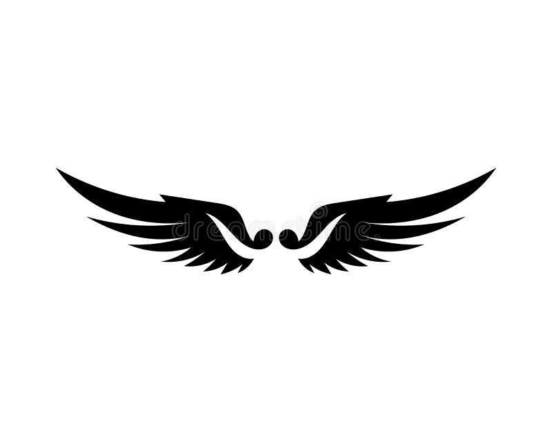 Black Wing Logo Symbol for a Professional Designer Stock Vector ...