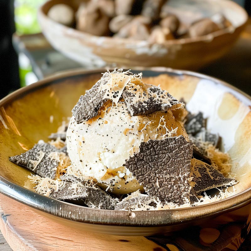 Black Winter Truffles and Truffle Cross Section. the Most Famous of the ...
