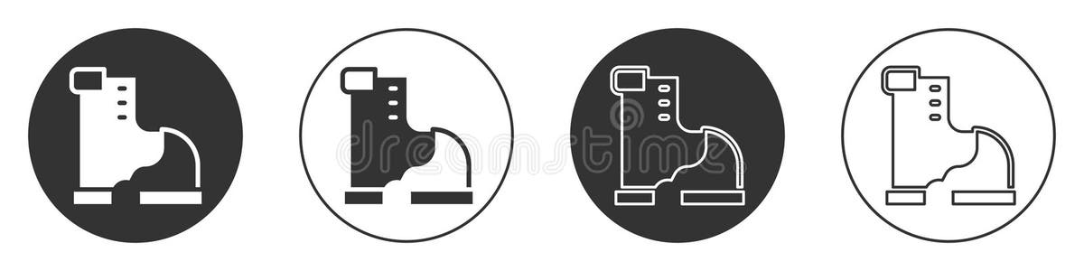 Walking Boot Circle Stock Illustrations – 409 Walking Boot Circle Stock ...