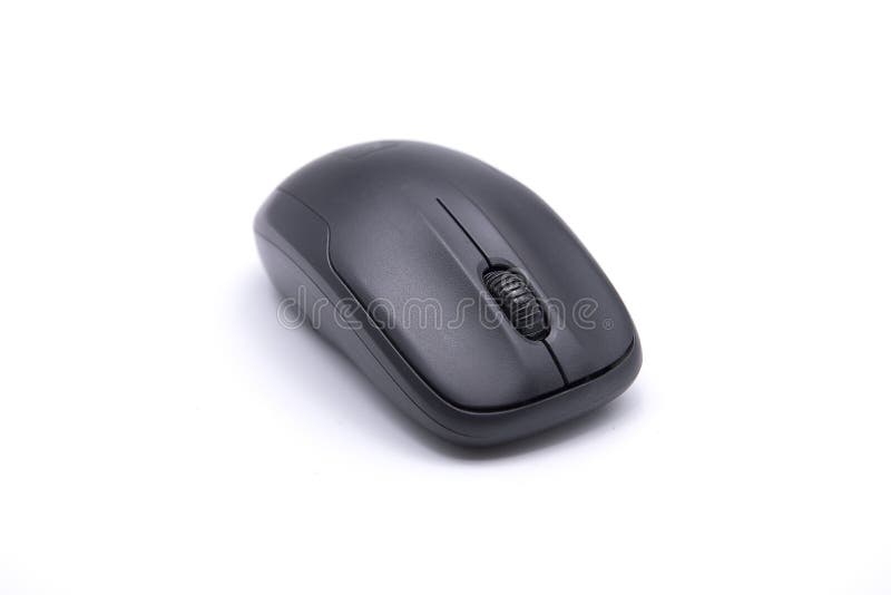 Color Computer Mouse on White Background Stock Photo - Image of ...