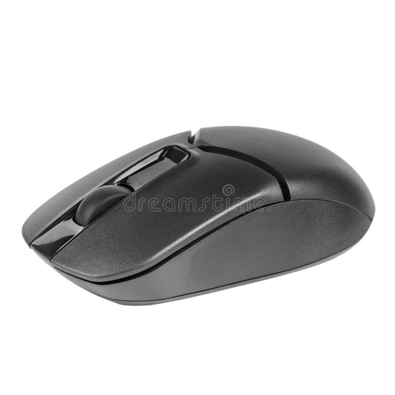 Black Wireless Computer Wand Isolated Stock Image - Image of black ...