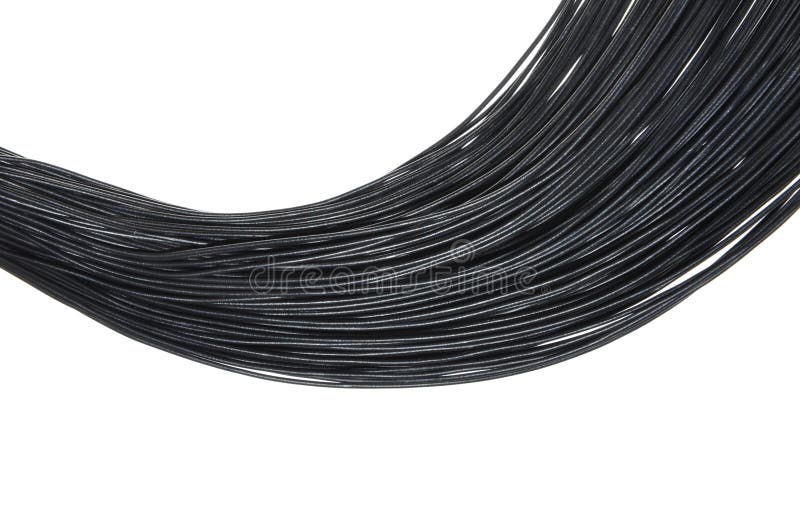 Bundle of black cables stock image. Image of bundle, abstract - 26459419