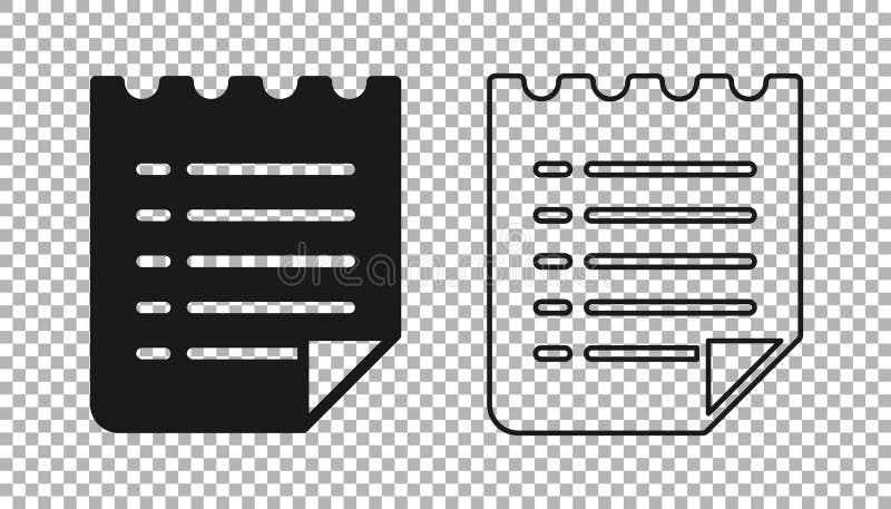 Black Wish List Template Icon Isolated on Transparent Background ...