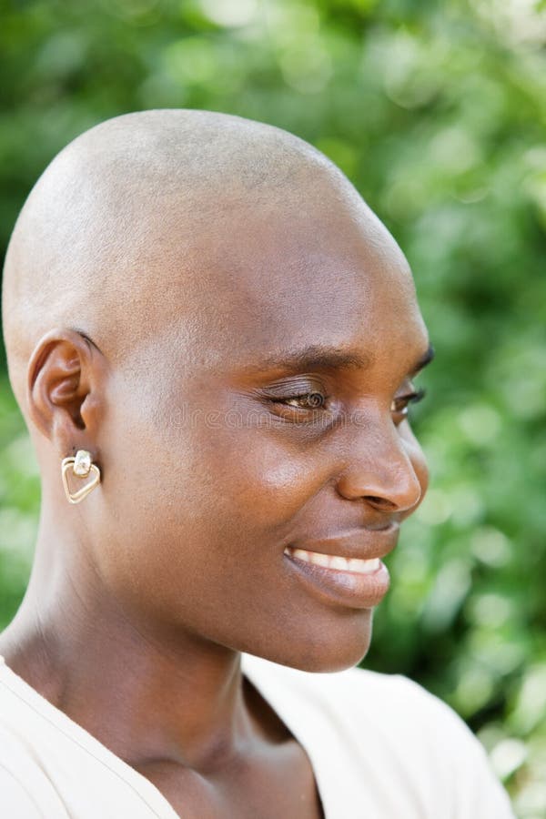 Black Woman With Bald Head Royalty Free Stock Photos - Image: 4414328