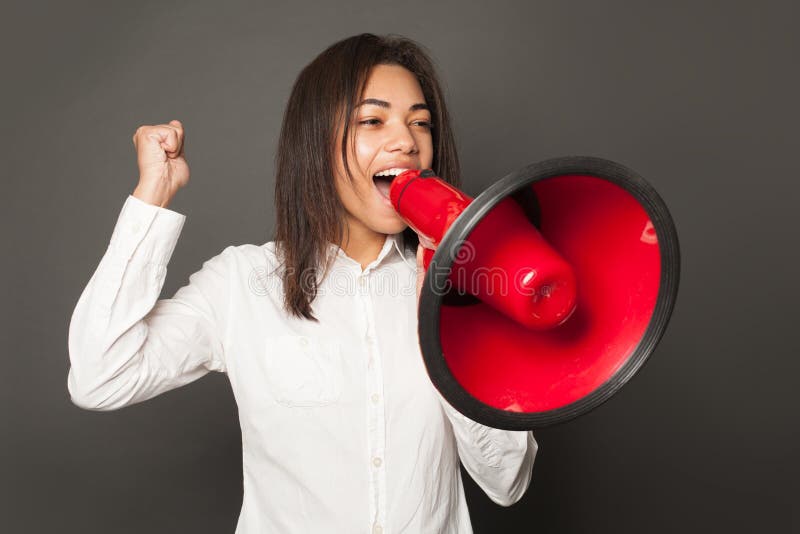 African Model Loud Hailer Stock Photos - Free & Royalty-Free Stock ...