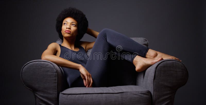 14,996 Black Background Woman Sitting Chair Stock Photos - Free ...