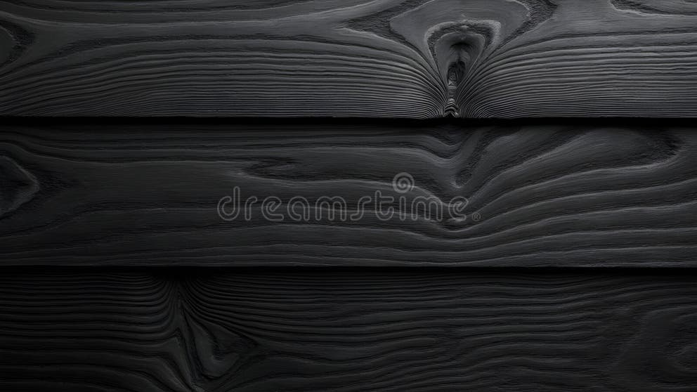 Black Wood Texture with Unique Grain Patterns and Depth Stock Photo ...