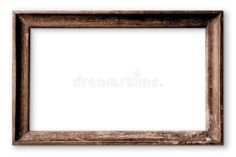 Black Wooden Frame Border for Modern Wall Stock Photo - Image of ...