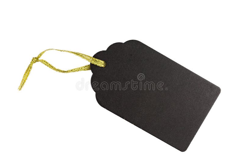 Black wooden gift tag stock image. Image of holidays - 78214331