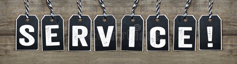 Tags and Labels with Customer Support Customer Service Stock Photo ...