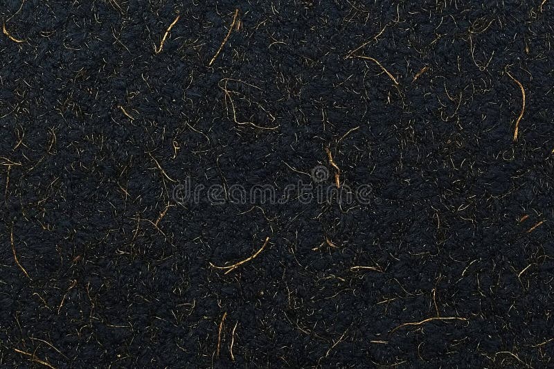 Black Wool Texture with Gold Fibers, Fabric, Textile Stock Illustration ...