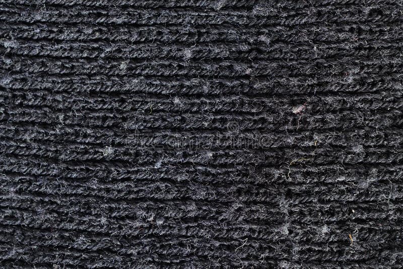 Black Wool Texture, Horizontal Lines Stock Photo - Image of cloth ...