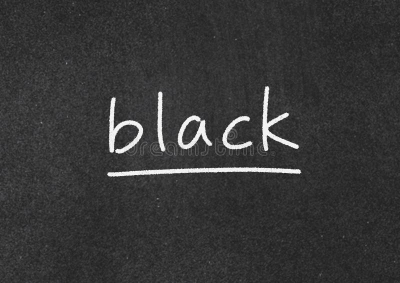 Black stock image. Image of concept, chalkboard, text - 195737241