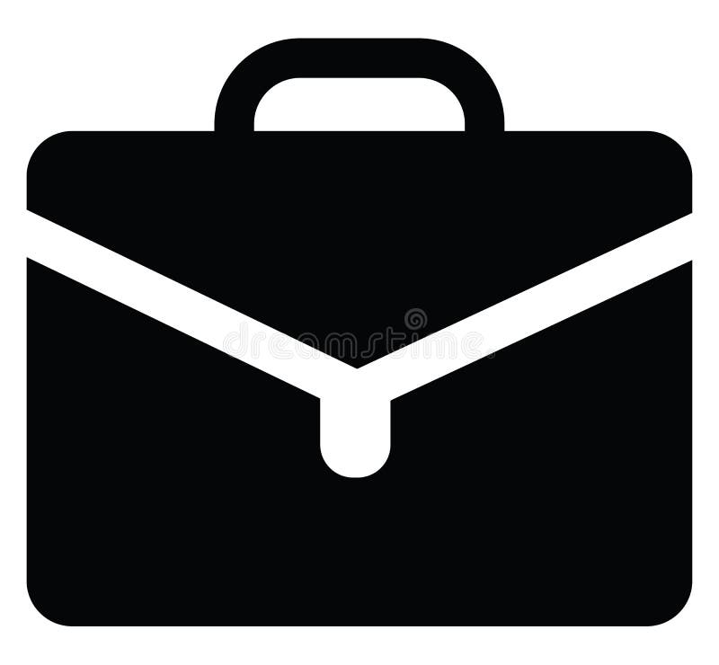 Black Work Time Icon Isolated on Yellow Background. Office Worker ...