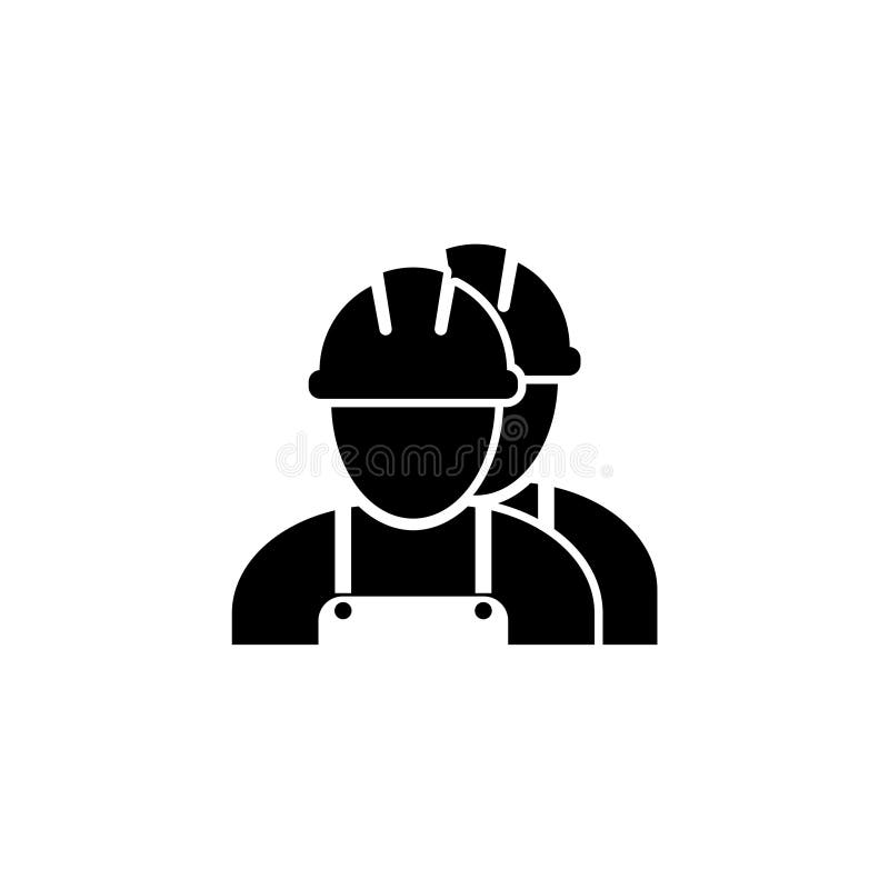 Black White Factory Workers Stock Illustrations – 151 Black White ...