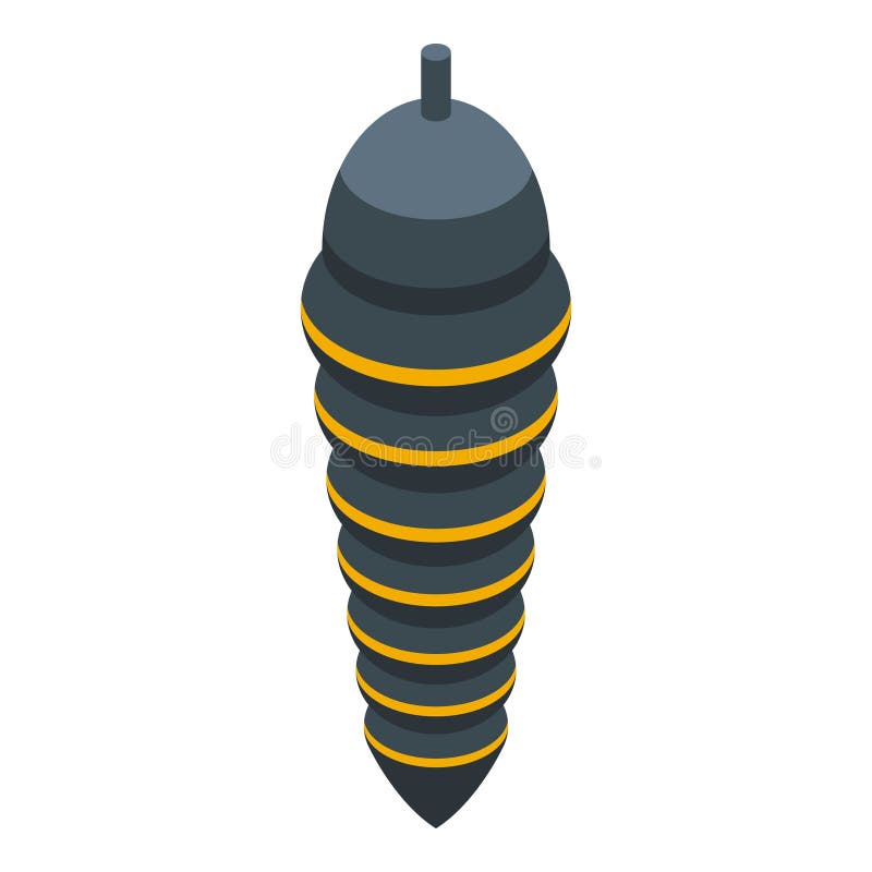 Black Worm Cocoon Icon Isometric Vector. Evolution Insect Stock Vector ...