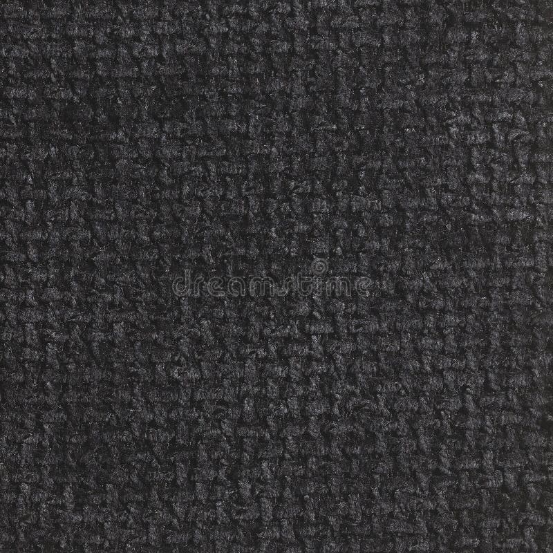 BLACK WOVEN COARSE FABRIC BACKGROUND Stock Image - Image of fabric ...