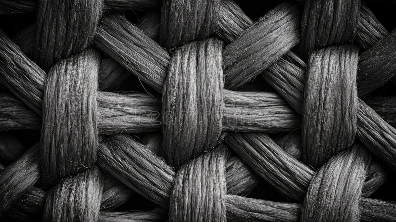 Black Woven Fiber Intertwined Texture Pattern Stock Illustration - Illustration of woven ...