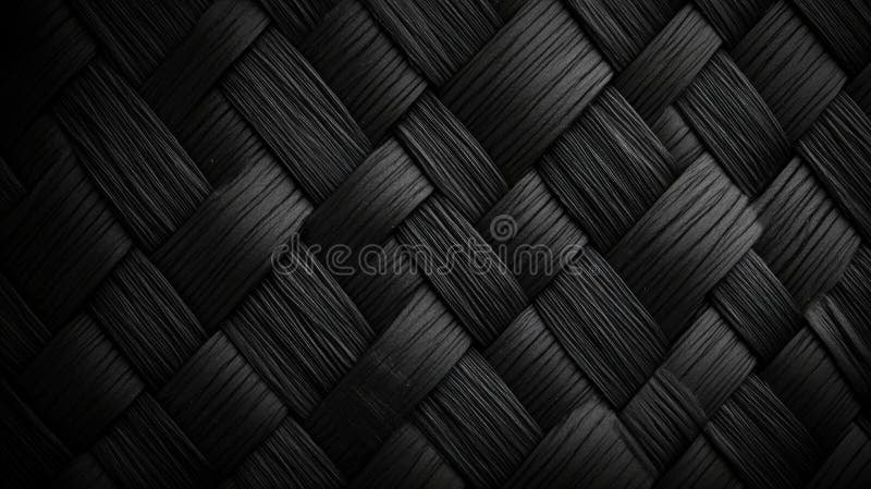 Black Woven Pattern Interlaced Stripes Texture Design Stock ...