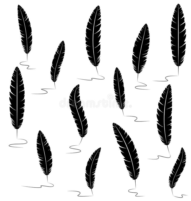 Simplified Feathers Stock Illustrations – 36 Simplified Feathers Stock ...