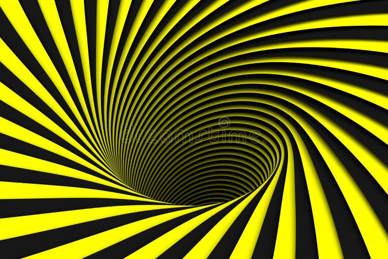 Black and Yellow Abstract Background Lines Black Hole Stock ...