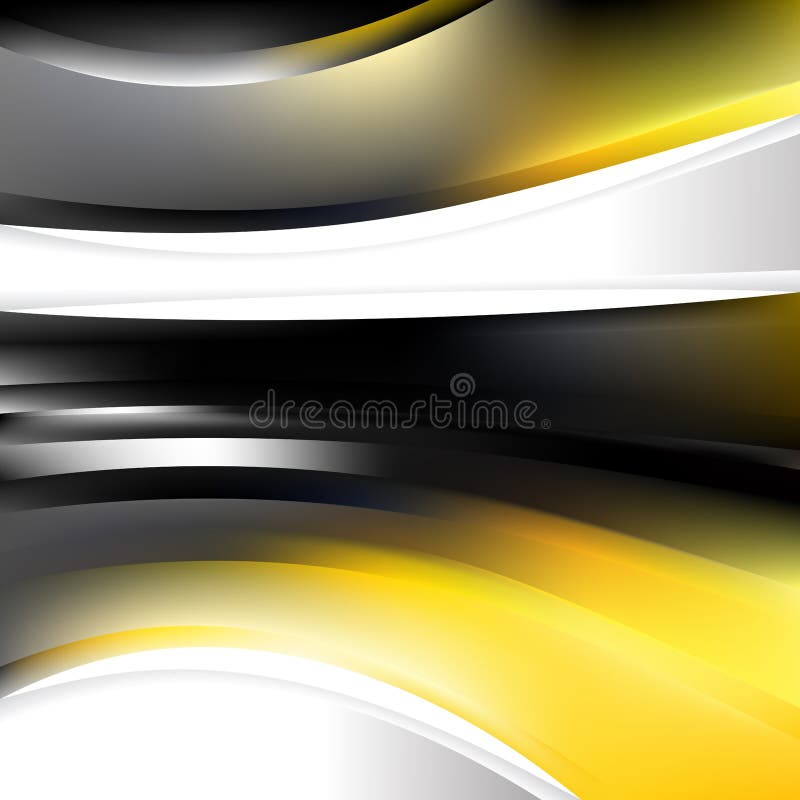 Black and Yellow Background Design Template Stock Vector - Illustration ...