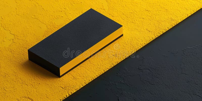 A Black and Yellow Book Resting on a Vibrant Yellow Wall. Perfect for ...