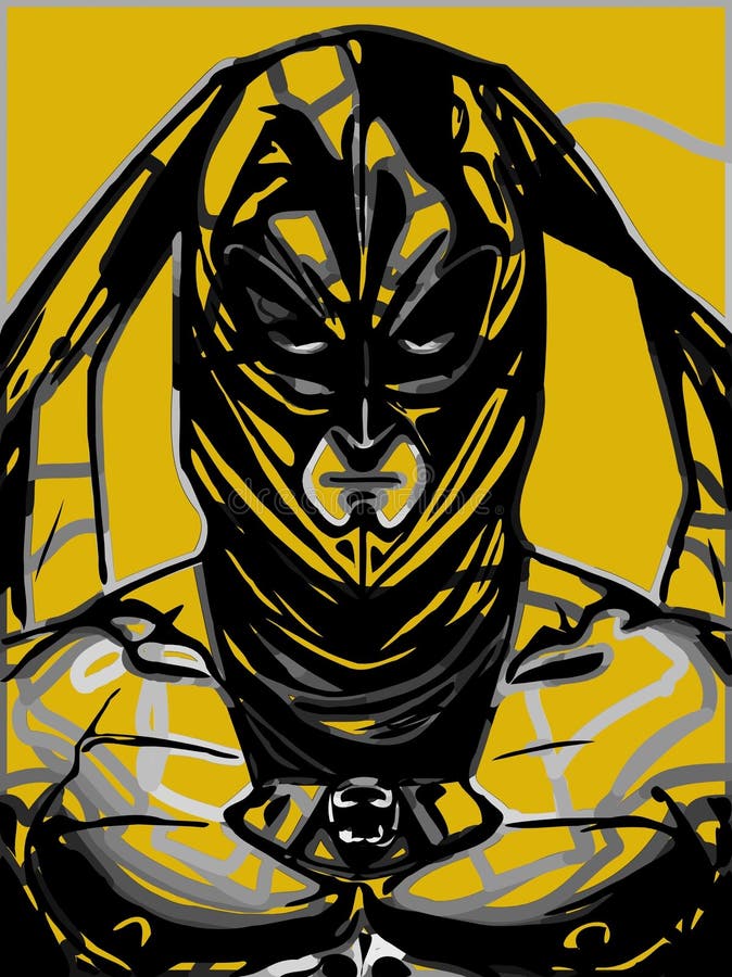 Black and Yellow Color of Abstract Geometric Pattern, Illustration ...