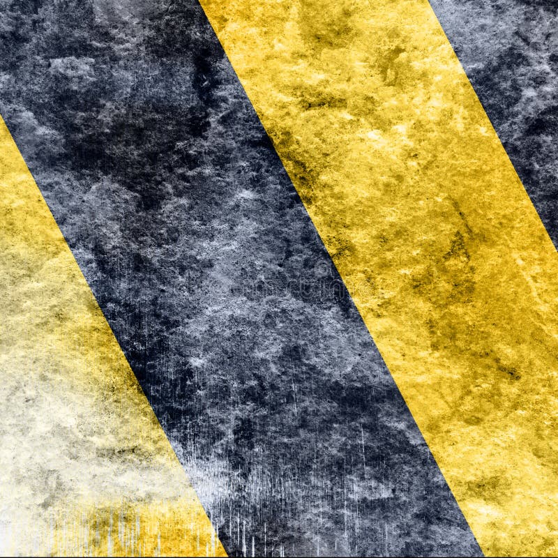 Black and Yellow Hazard Lines Stock Photo - Image of durable, color ...