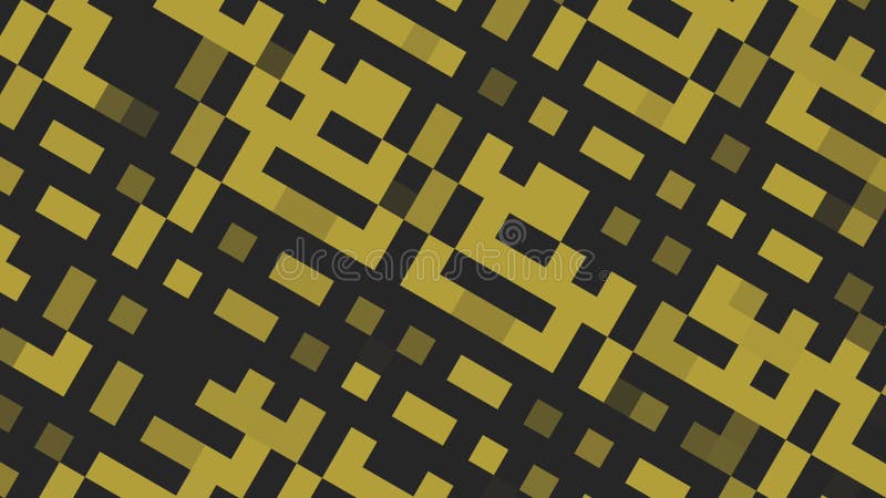 Black and Yellow Pixels Pattern with 8 Bit Effect Stock Footage - Video ...