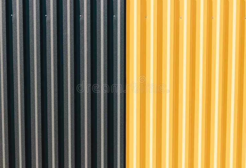 Black Yellow Vertical Metal Background Stock Image - Image of texture ...