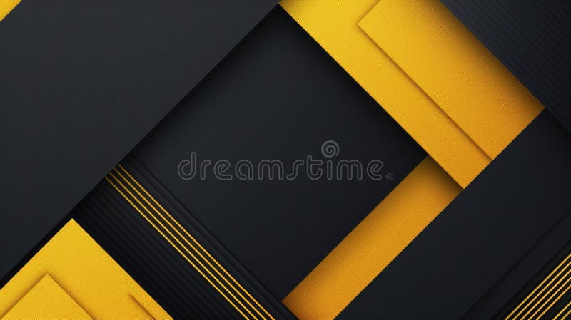 Black and Yellow Wallpaper Pattern Stock Photo - Image of minimalist ...