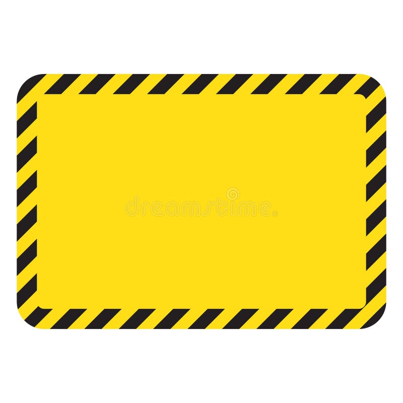 Warning To Be Careful of the Potential Danger Vector Template Sign ...