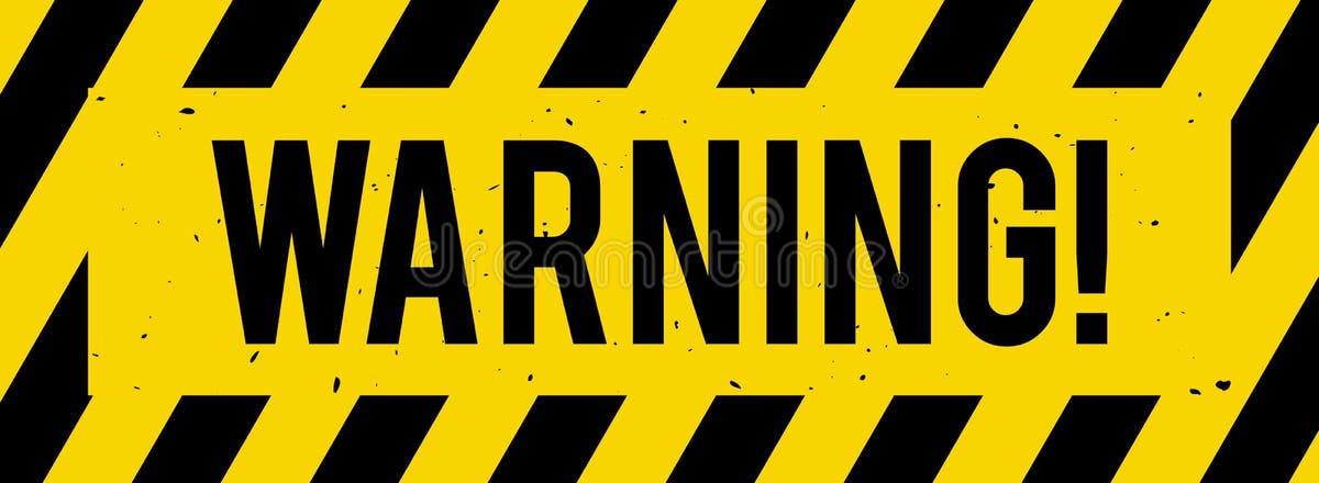 Warning Sign Yellow Template Stock Illustrations – 10,595 Warning Sign ...