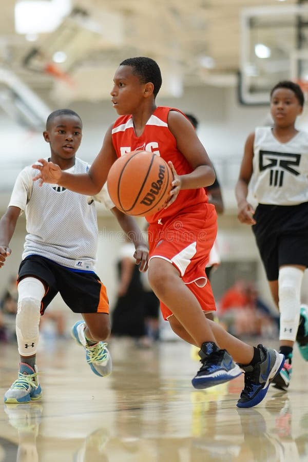 Black Young Boy Holding and Ready To Pass the Ball Editorial Image ...