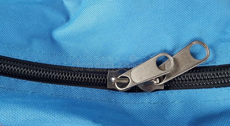 Locks and Zipper in a Woman`s Bag. Close-up. Stock Image - Image of ...