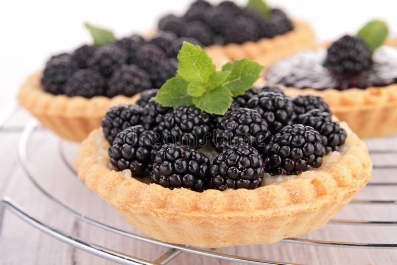 Blackberry pastry stock photo. Image of healthy, black - 34413082