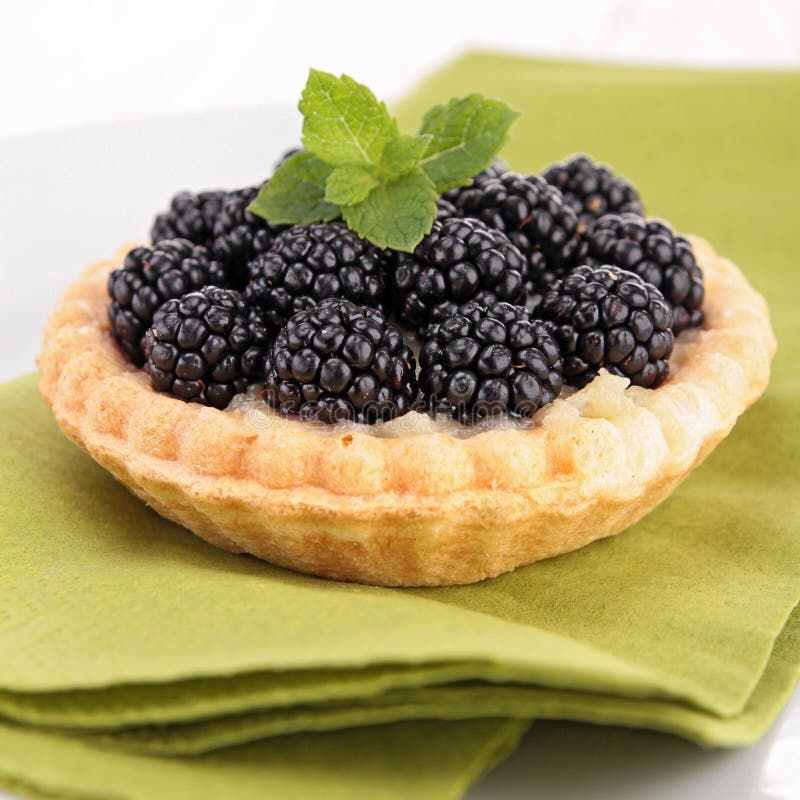 Blackberry pastry stock photo. Image of tart, pastry - 34413088