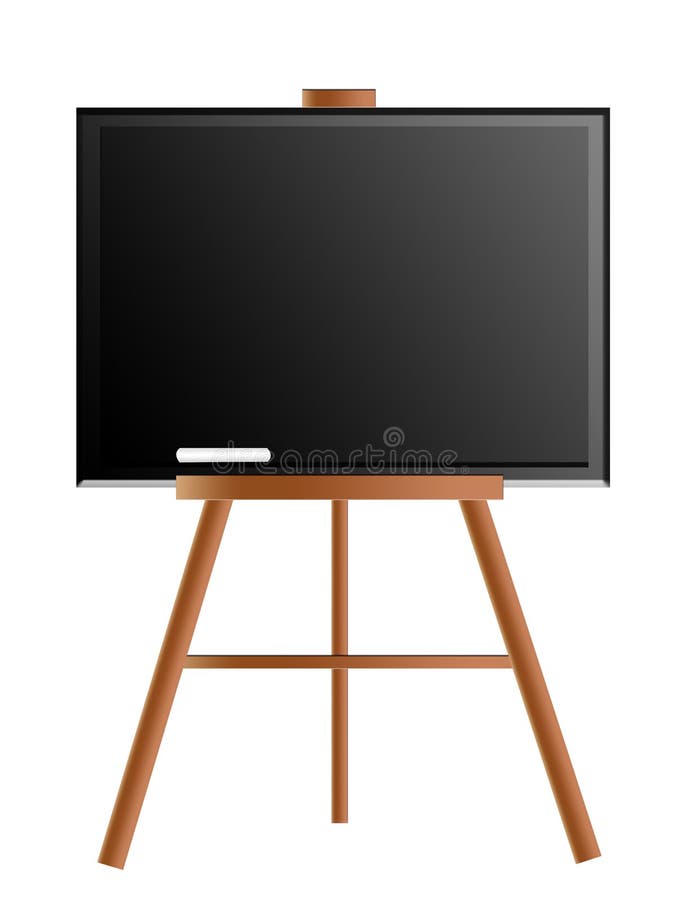 Blackboard stock illustration. Illustration of advertising - 58681510