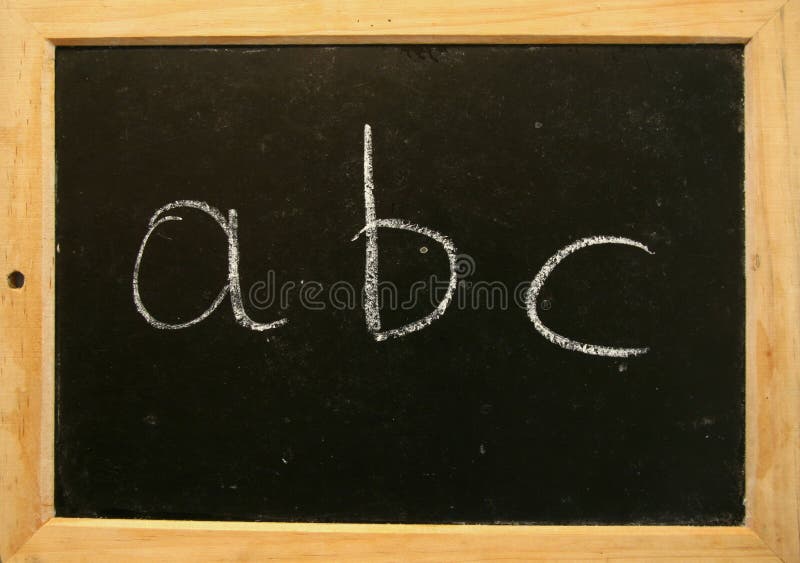 Blackboard alphabet stock image. Image of educated, board - 10343609