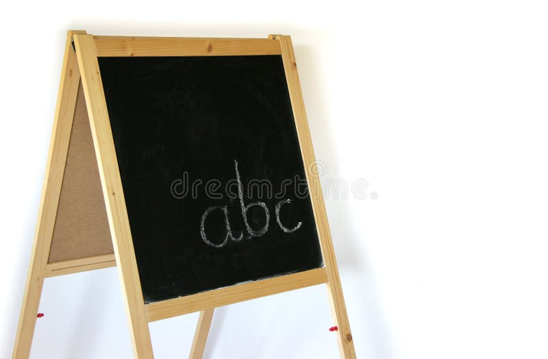 Blackboard ABC stock photo. Image of chalks, material, study - 791692